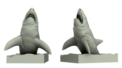 Figures & Animals - 1:87 Scale - Wave and Shark 2 - New Pose for sale ...