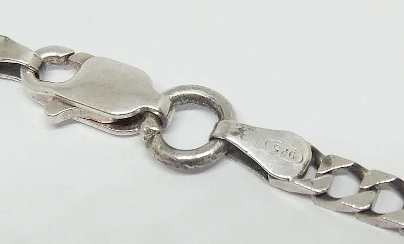 Necklaces - An extra long genuine solid sterling silver necklace with ...