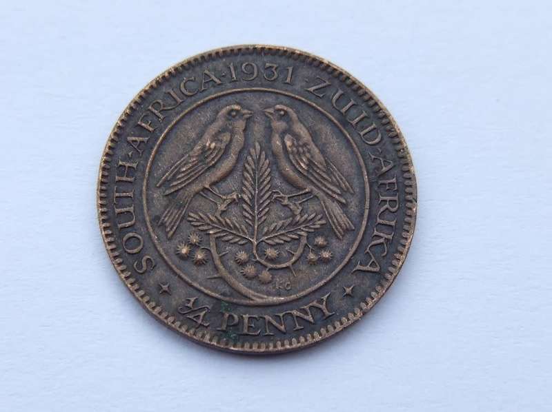 Quarter Penny - An awesome rare 1931 Quarter penny / farthing - South Africa / Zuid Afrika - Wow ...