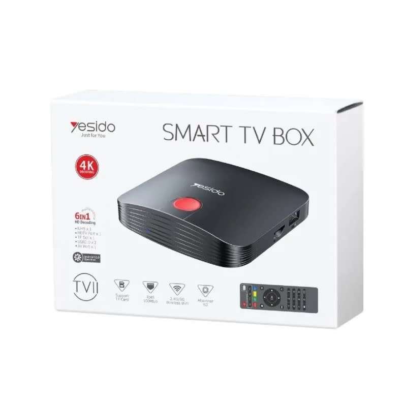 TV Boxes & Digital Media Players - Yesido Android 12 4K Smart TV Box ...