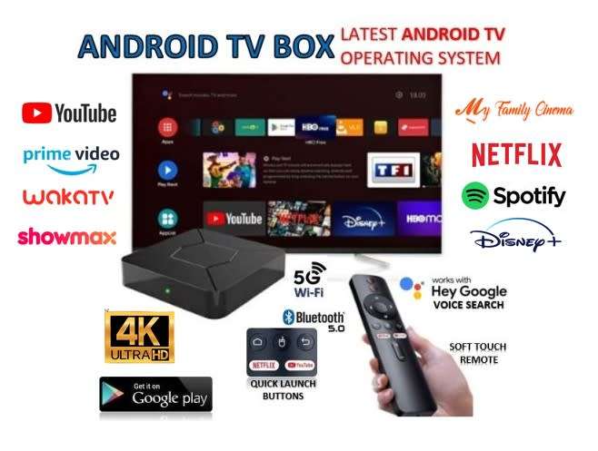 TV Boxes & Digital Media Players - Netflix & Disney Showmax Google ...