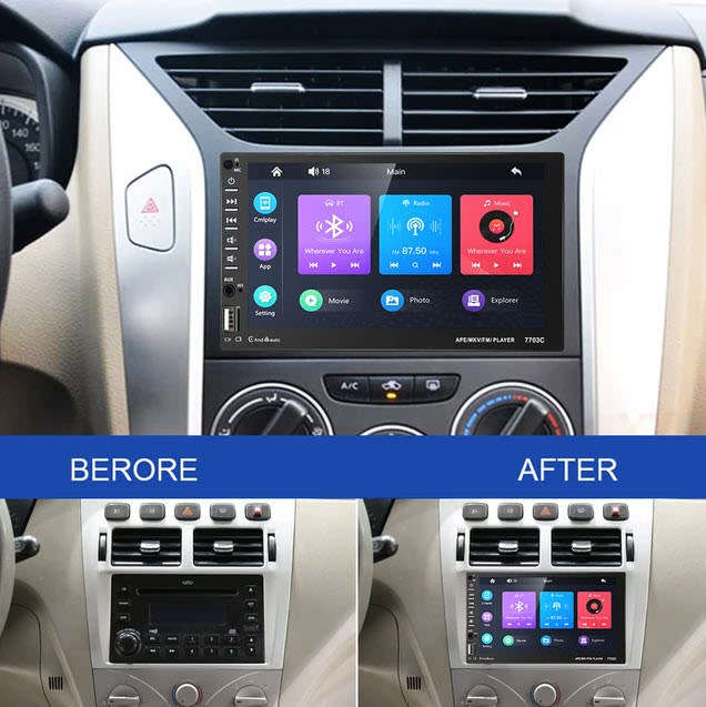 Audio Head Units - Android Auto/Carplay Double din 7inch HD Touch ...