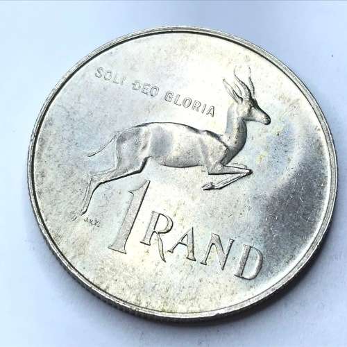 One Rand - 1967 RSA R1 Pregnant springbok - one of the best i have seen ...