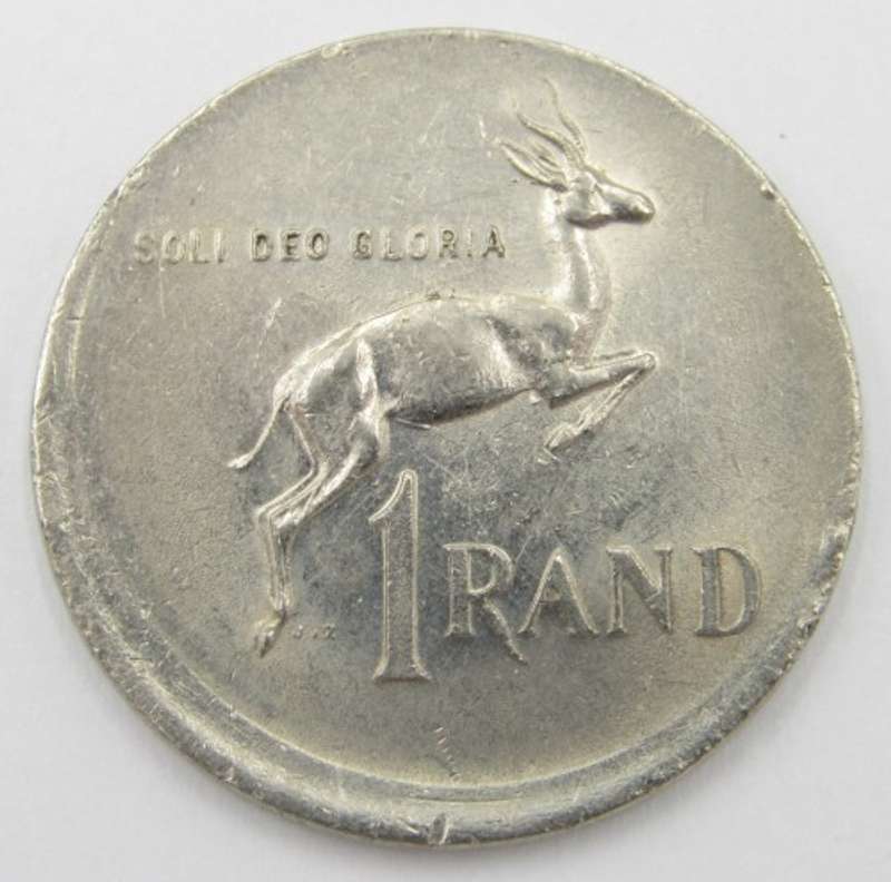 One Rand - Error coin 1982 Totally misstruck R1 coin - rarely seen in ...