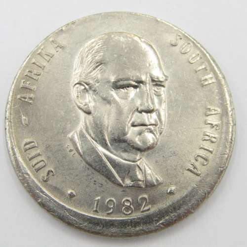 One Rand - Error coin 1982 Totally misstruck R1 coin - rarely seen in ...