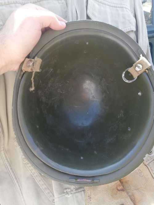 Headgear - Very Rare early SADF Parabat staaldak helmet was listed for ...