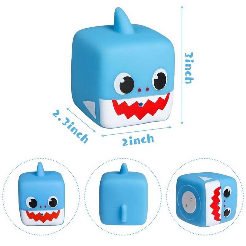 Other Toys - Little Floating Rubber Shark Light and Sound Bathtub Toy ...
