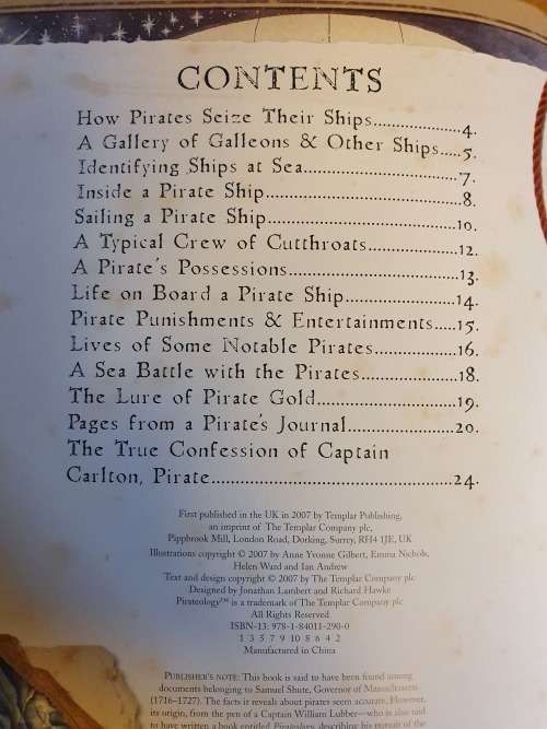 Educational - Pirateology - A Pirate`s Guide and Model Ship : Compiled ...