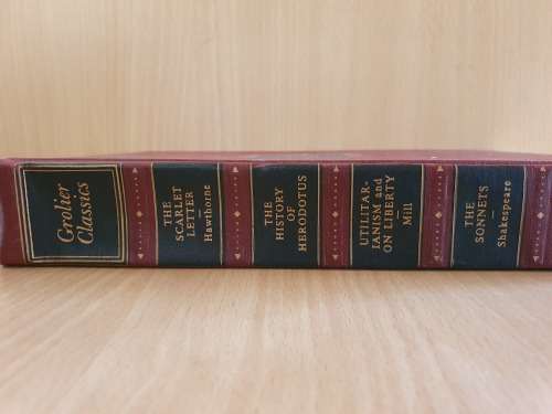 Classic Fiction - Grolier Classics - The Scarlett Letter/The Sonnets ...