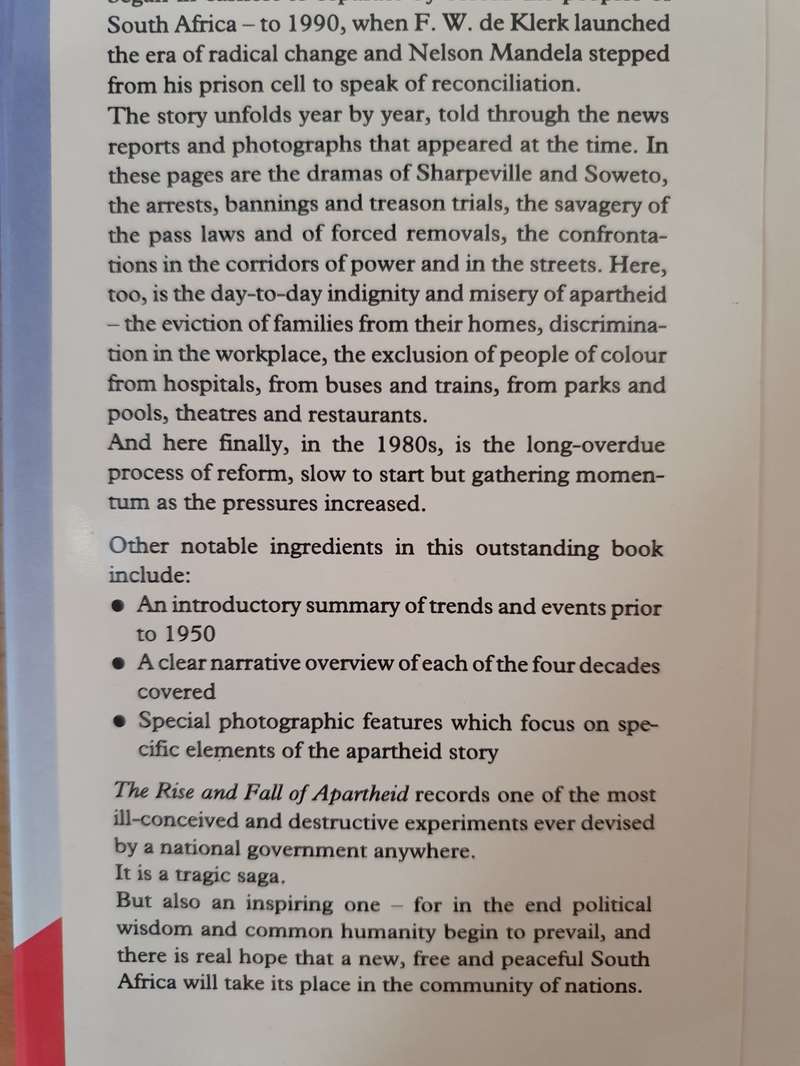 History & Politics - The Rise and Fall of Apartheid - The chronicle of ...