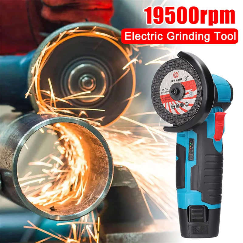 Grinders - 12V Cordless Mini Angle Grinder, Handheld Lithium Battery ...