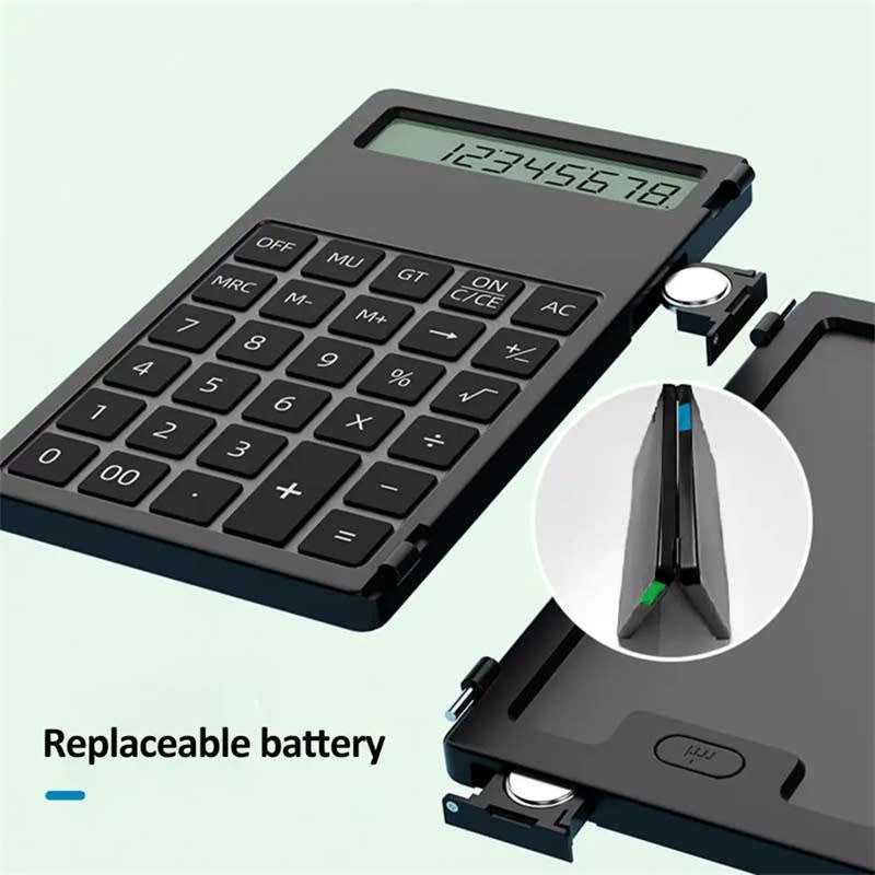Calculators - Mini Foldable 12-digit Scientific Calculator with 5-inch ...