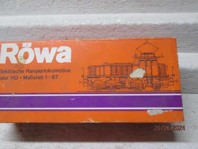 Locomotives - HO SCALE - ROWA - ELECTRIC LOCOMOTIVE - BOXED was sold ...