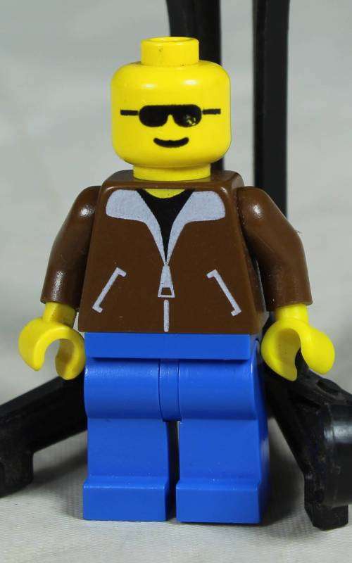LEGO Minifigures - LEGO MINI FIGURINE-MAN IN A BROWN JACKET(RAILWAY ...