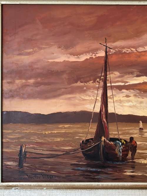 Paintings - INVESTMENT ART~ FAMOUS SA ARTIST VICTOR VISSER (1907-1995 ...