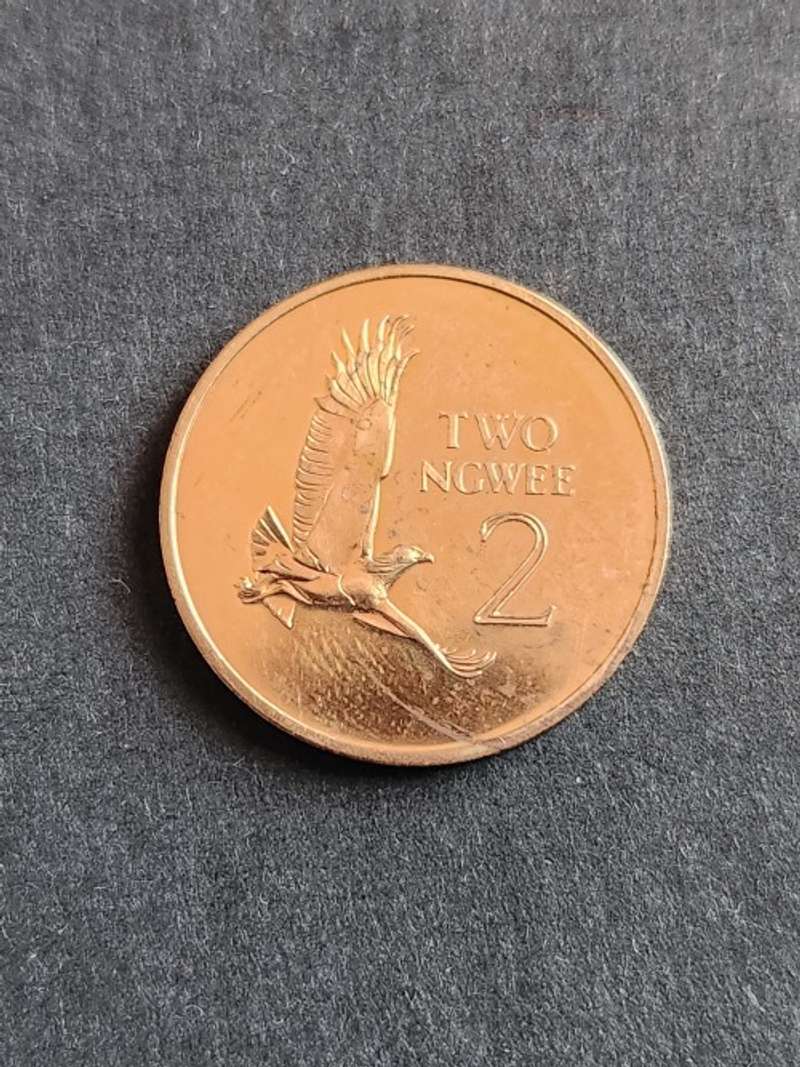 Africa - Zambia 2 Ngwee 1968 UNC - as per photograph was listed for 0 ...