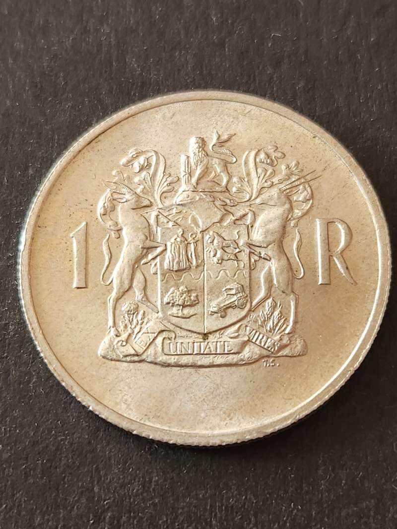 One Rand - Republic 1 Rand 1969 Afrikaans UNC - as per photograph for ...