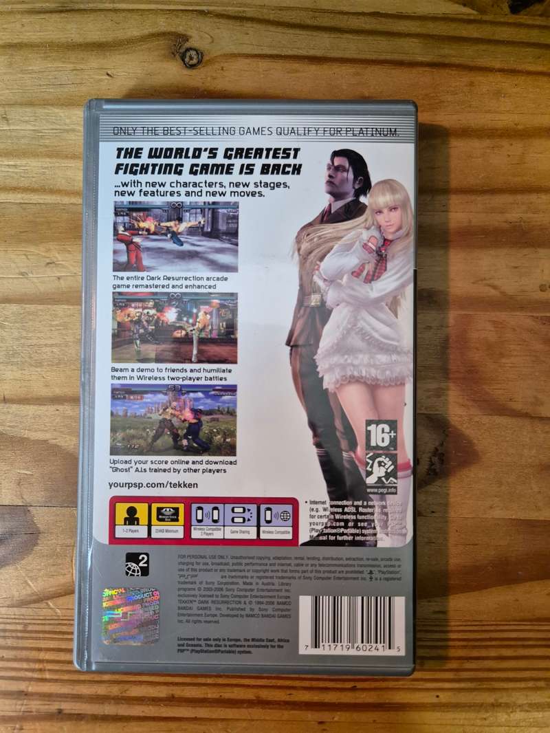 Games - Tekken: Dark Resurrection(PSP) for sale in Kraaifontein (ID ...