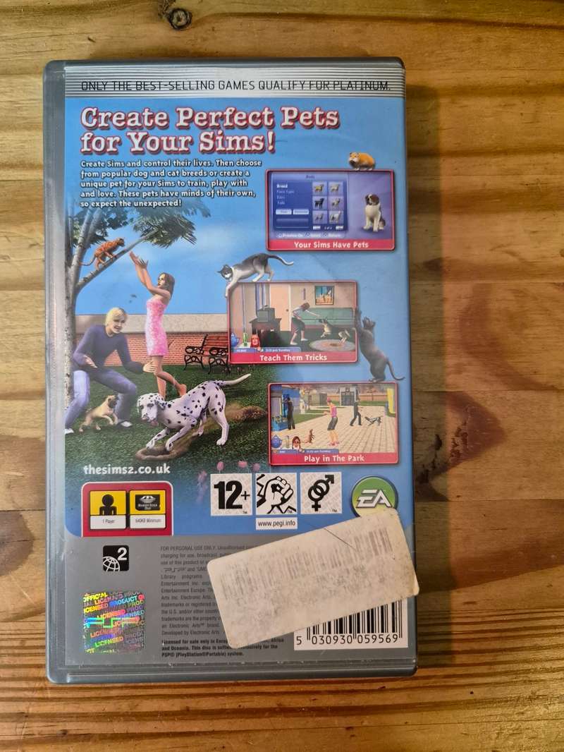 Games - The Sims 2: Pets(PSP) for sale in Kraaifontein (ID:622409549)