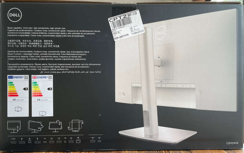 Monitors - Dell UltraSharp U2424HE 23.8-inch Full HD 5ms IPS USB-C Hub ...