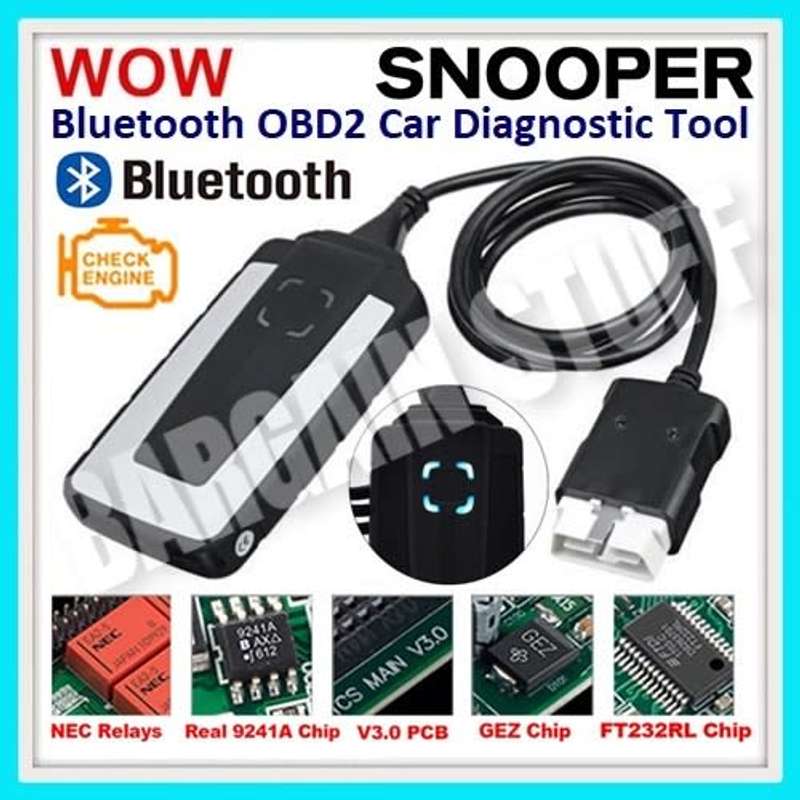 Scanners - WOW Snooper CDP With V5.008 R2 Software Bluetooth OBD OBD2 ...