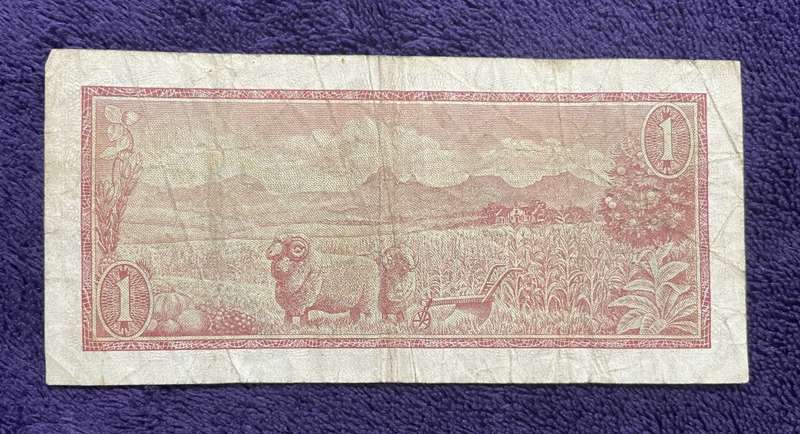ZAR Bank Notes - Old South African One Rand Bank Note for sale in ...
