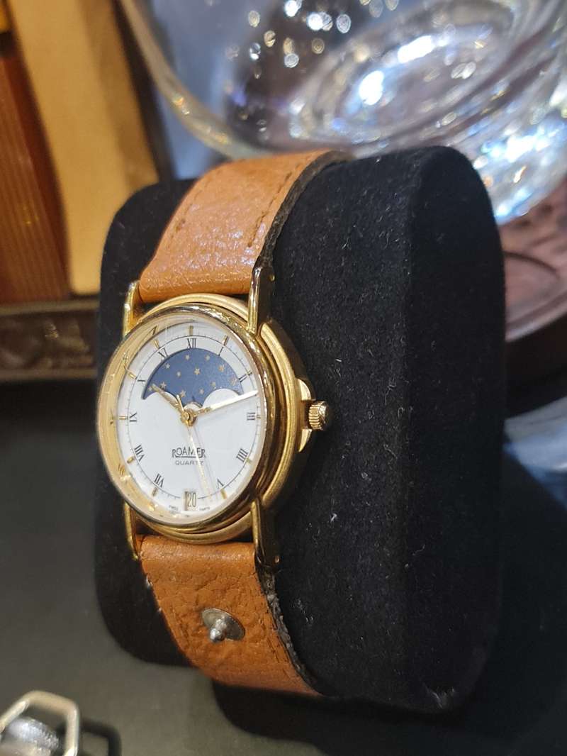 Rare & Collectable Watches - Roamer Quartz Moonphase Vintage Lady`s ...