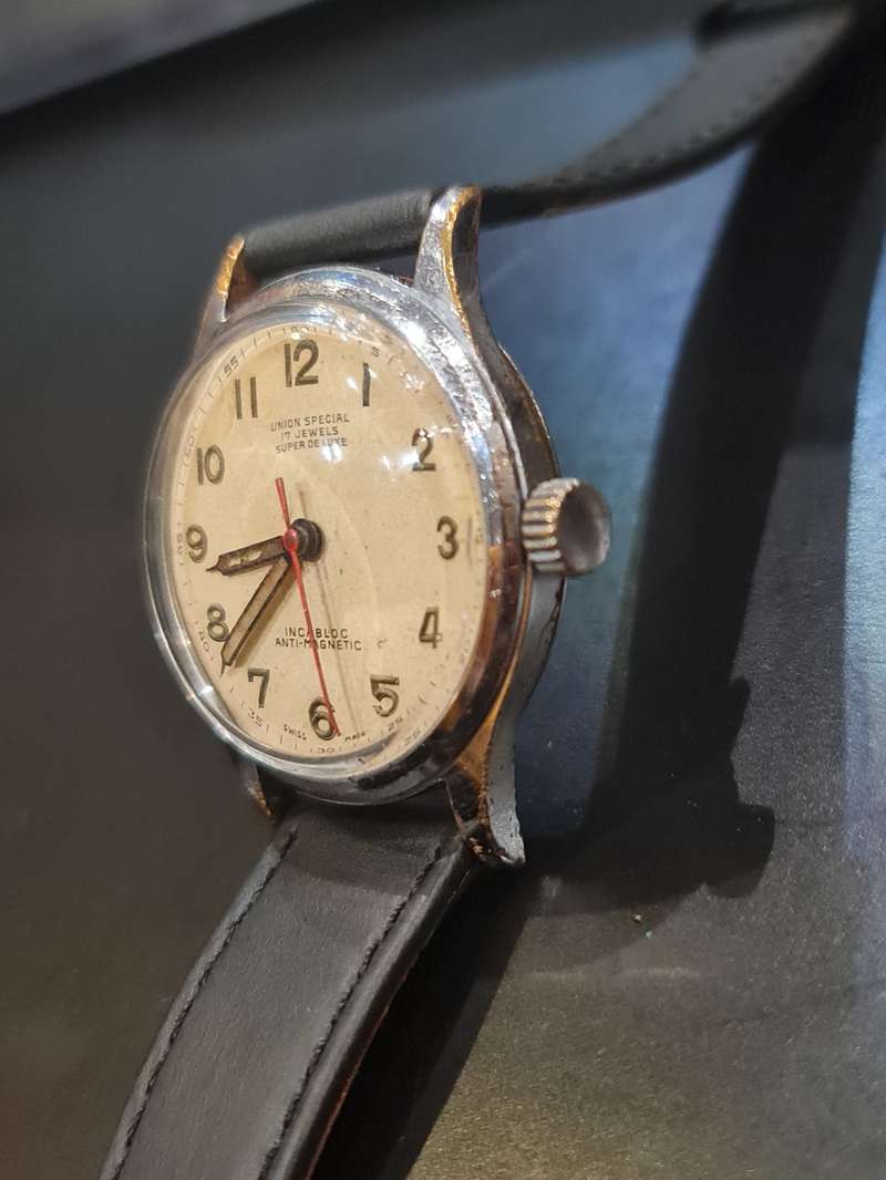 Rare & Collectable Watches - Union Special 17 Jewels Super Deluxe Incabloc Antimagnetic 1960`s ...