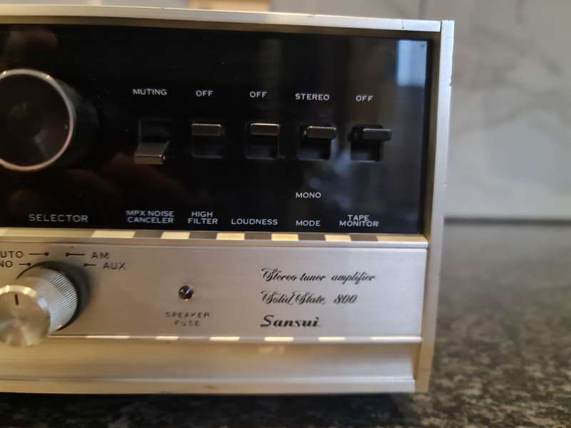 Amplifiers & Processors - Sansui Vintage 1960`s Solid State 800 Receiver for sale in ...