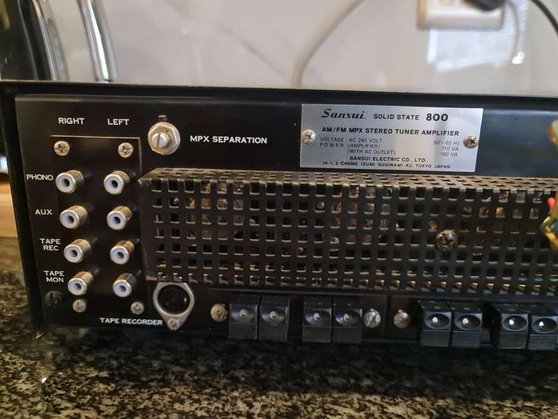 Amplifiers & Processors - Sansui Vintage 1960`s Solid State 800 Receiver for sale in ...
