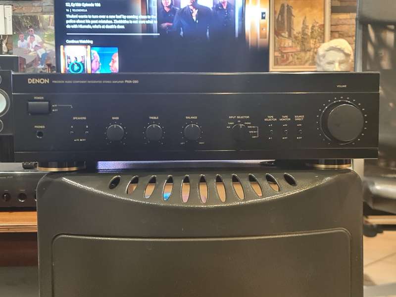 Amplifiers & Processors - DENON PMA-280 Precision Integrated Stereo Amplifier for sale in ...