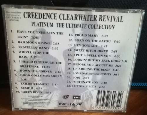 Easy Listening - CREEDENCE CLEARWATER REVIVAL PLATINUM -THE ULTIMATE ...