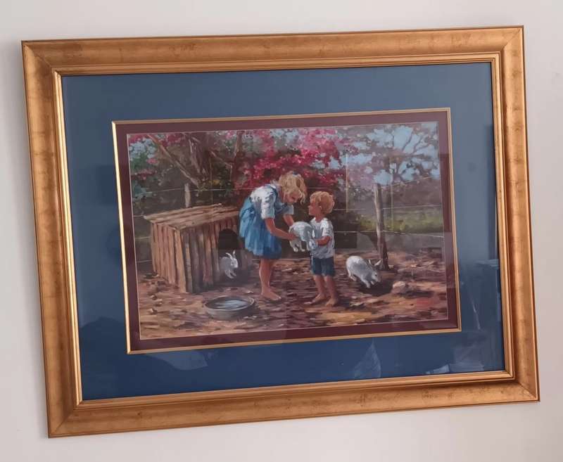 Paintings - Huge Frame with Original Oil Painting by Lienkie Lombard ...