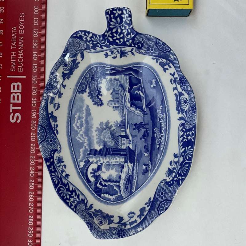English Porcelain - Stylish Copeland Spode blue and white ashtray or ...