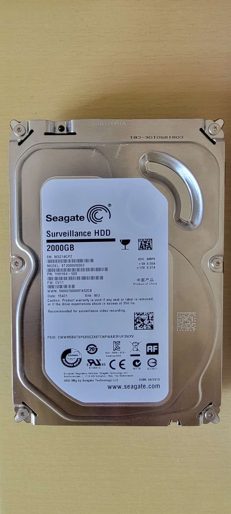 Internal Drives - Like new! Spotless! Seagate 2Tb(2000Gb) Hard Disk ...