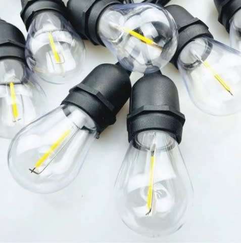 Blenders - 10 LED Waterproof Outdoor Patio String Bulb Lights With Plug ...