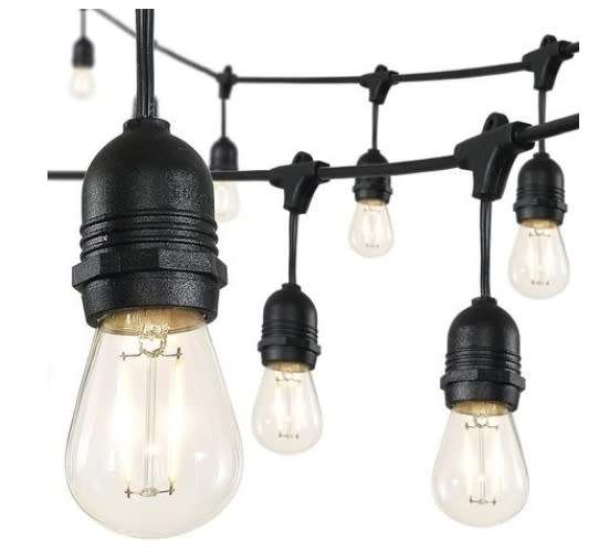 Blenders - 10 LED Waterproof Outdoor Patio String Bulb Lights With Plug ...