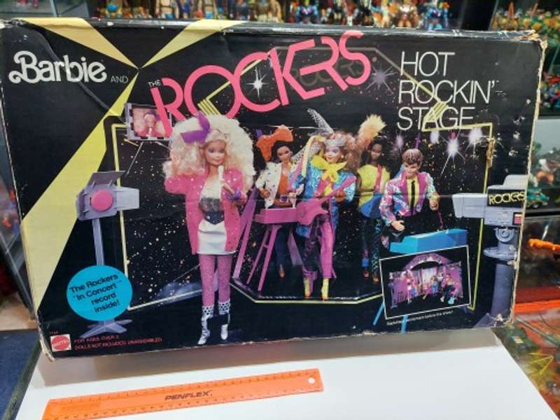 Comic Book - 1985 BARBIE and THE ROCKERS HOT ROCKIN STAGE With Box ...
