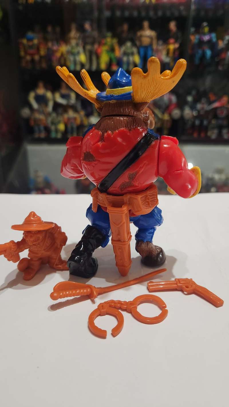 Comic Book - 1992 Complete Monty Moose Vintage Figure Teenage Mutant ...