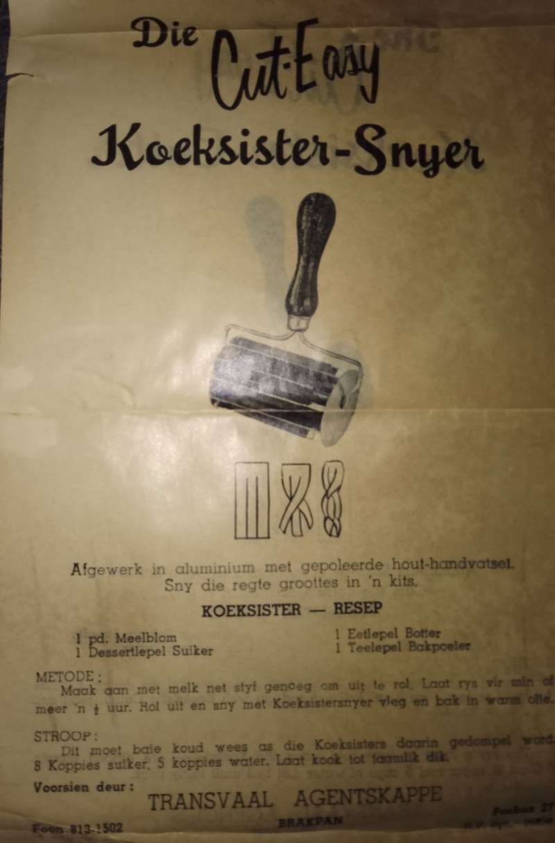 Other Africana - Koeksister Snyer / Cutter in original box! for sale in ...