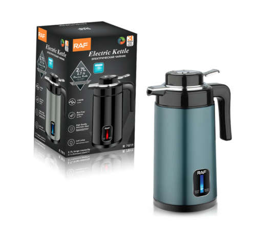 Kettles - Stainless Steel Double Wall, 2.7L Electric Tea Kettle,BPA ...