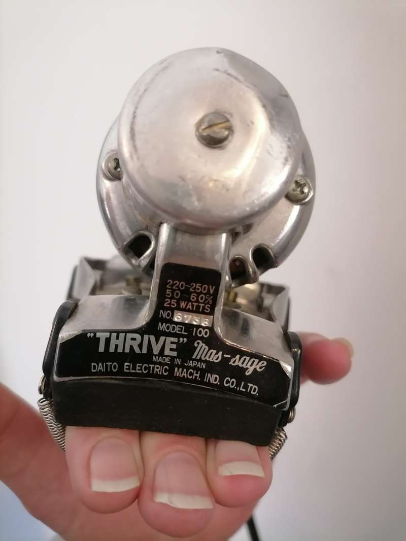 Electronic Muscle Stimulators - 1960`s - THRIVE PROFESSIONAL MASSAGER ...