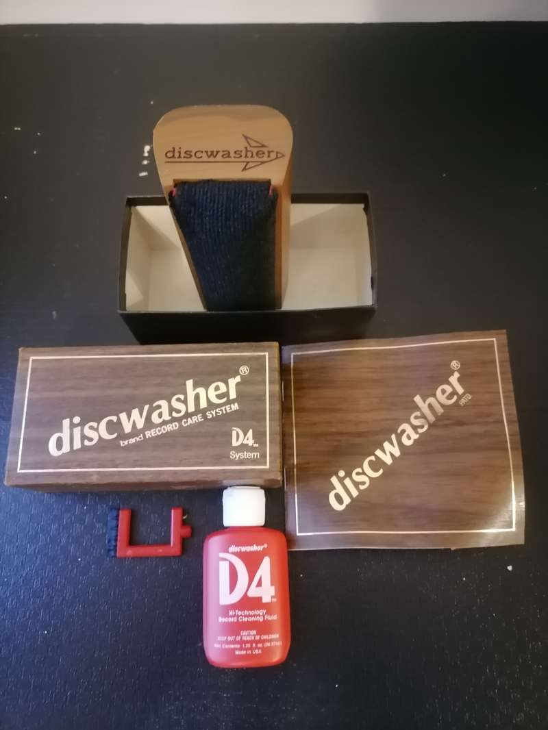 Music Memorabilia - 1950`s - Discwasher D4 Wooden - Brand RECORD CARE ...