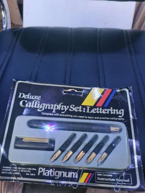 Other Antiques & Collectables - DELUXE CALLIGRAPHY SET: LETTERING ...