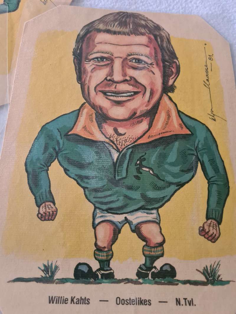Sporting Memorabilia - COMPLETE SET OF 6 RUGBY ART BY WYNAND CLAASSEN ...