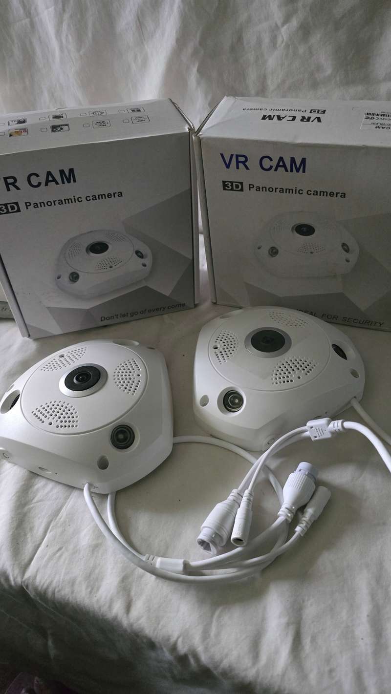 Surveillance Cameras - SET OF TWO VR 3D PANORAMIC CAMERAS(360 DEGREES) was sold for 276.00 on 12 ...