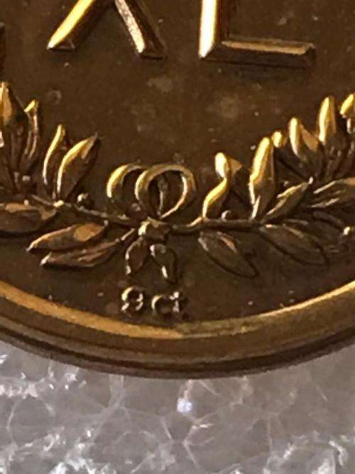 SADF & SANDF - MINIATURE SADF 9CT GOLD GOOD SERVICE MEDAL FOR 40 YEARS ...