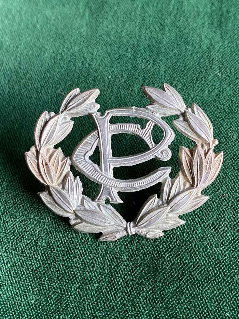South African Army - CAPE POLICE,WHITE METAL CAP BADGE-WORN PRIOR TO ...