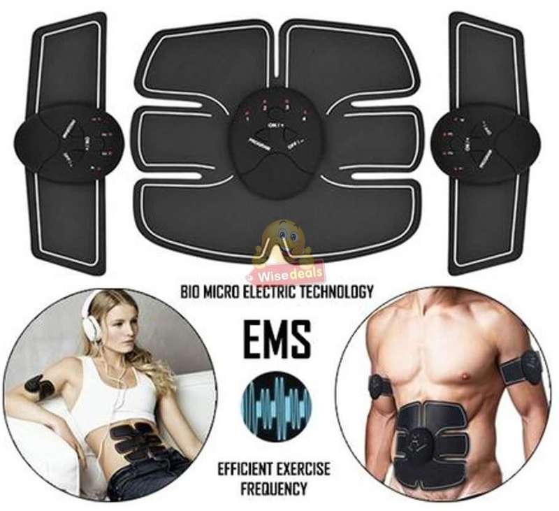 Electronic Muscle Stimulators - 6 Piece EMS Mobile-Gym 6-Pack Smart ...