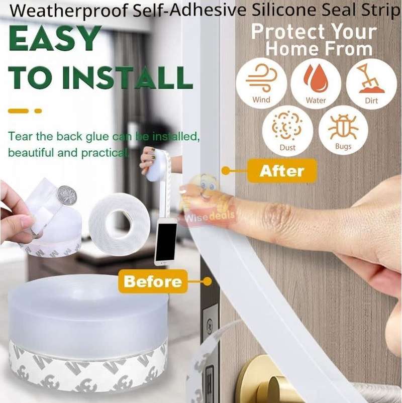Glues & Adhesives - Super Strong Waterproof Self-Adhesive Silicone Seal ...